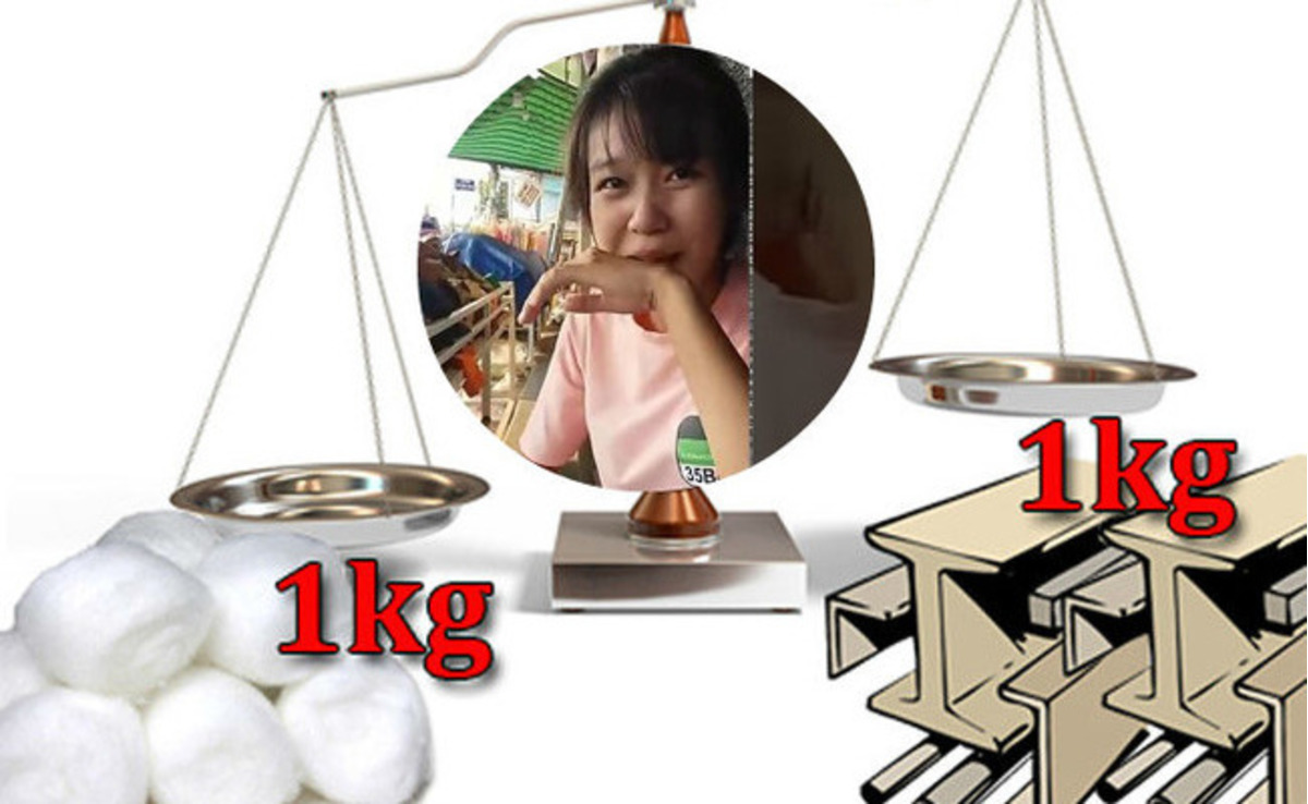 So sánh 1kg sắt và 1kg bông cái nào nặng hơn chính xác nhất
