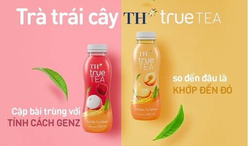 Trà trái cây TH true TEA - cặp bài trùng với tính cách GenZ